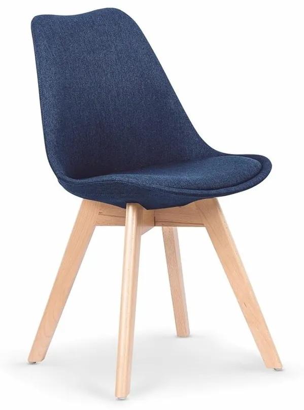 Halmar Jídelní židle K303, v setu 4 ks - tmavě modrá