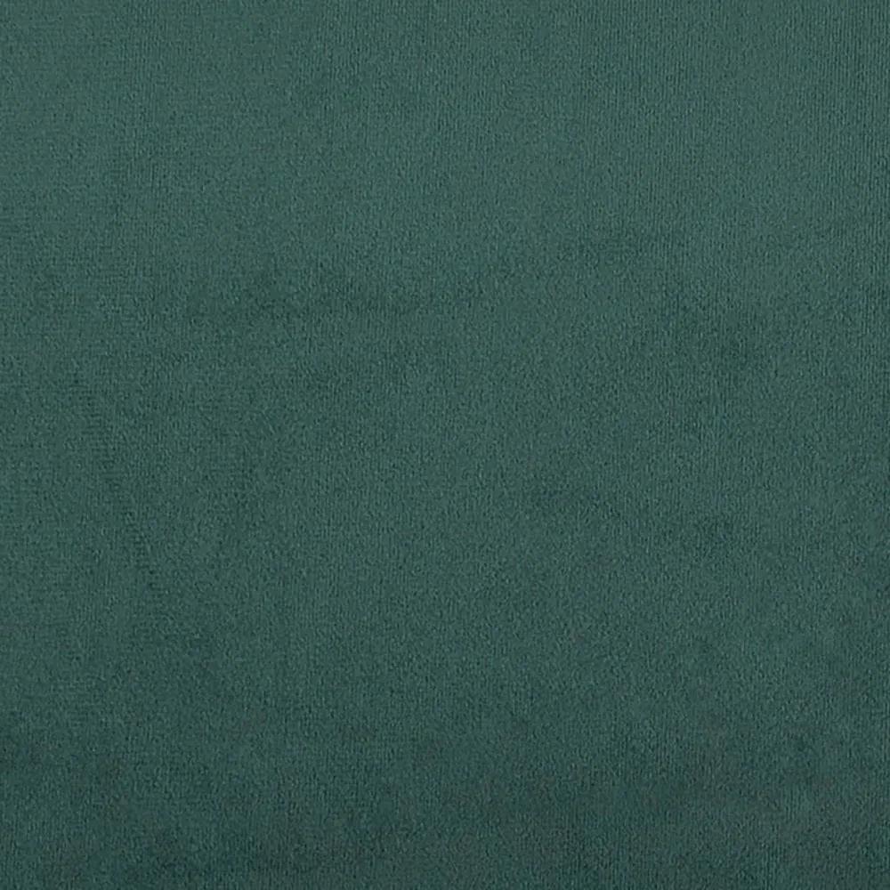 Petromila 3místná pohovka tmavě zelená 180 cm samet