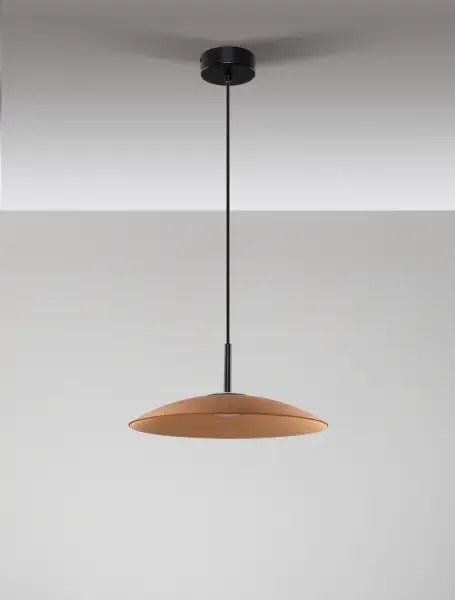 LED černo-moce hnědé moderní svítidlo Polifemo