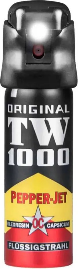 TW1000 Pepřový sprej Jet Classic s LED světlem a pružinovým bezpečnostním uzávěrem 63 ml