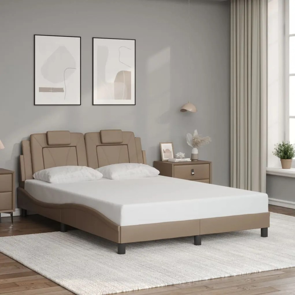 Rám postele Viana s LED bez matrace cappuccino 120 x 200 cm 3214012