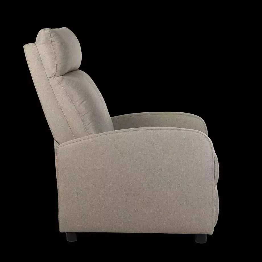LuxuryForm DESIGN Televizní křeslo RUFO s polohováním - béžové