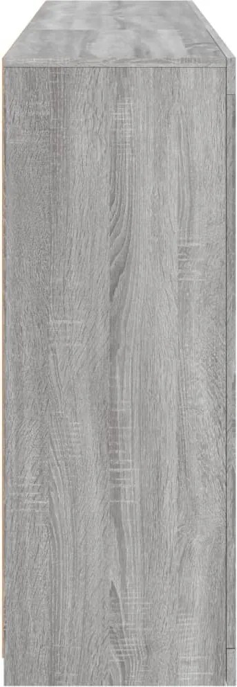 Příborník s LED osvětlením šedý sonoma 162 x 37 x 100 cm 3209175