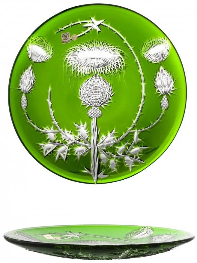 Talíř Thistle, barva zelená, průměr 300 mm