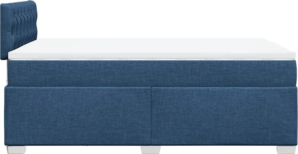 Box spring postel s matrací černá 120x190 cm textil 3285840