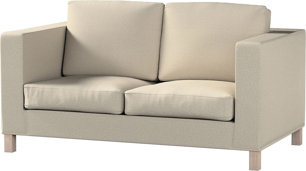 Potah na pohovku IKEA Karlanda 2-místná, krátký barva béžová látka pletený vzor