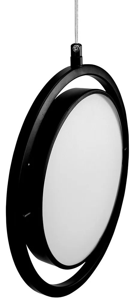 Toolight Závěsné LED svítidlo Luxury Glamour 3 APP1790-CP černé