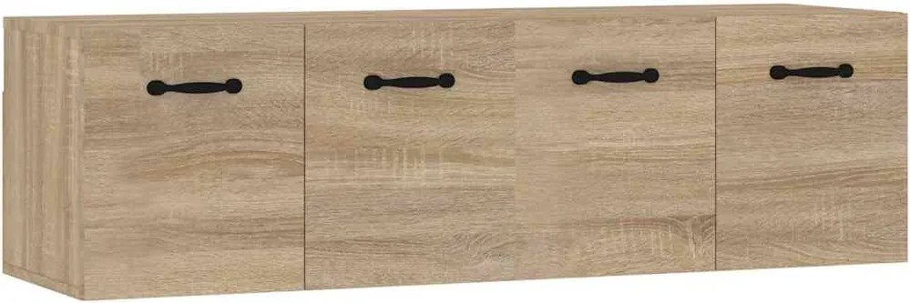Nástěnné skříňky 2 ks dub sonoma 80x35x36,5 cm kompozitní dřevo 3115654