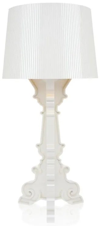 Kartell - Stolní lampa Bourgie - bílá/zlatá