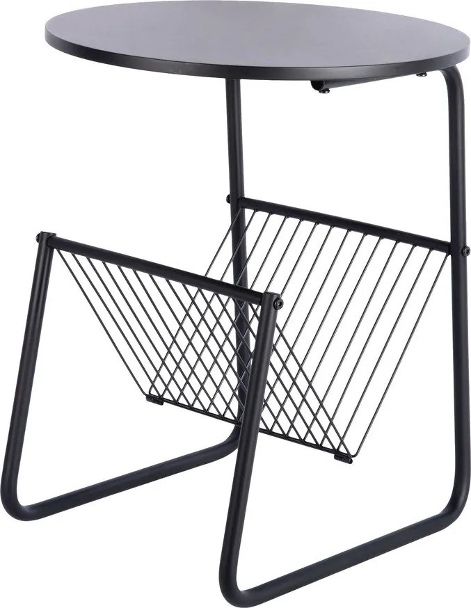 Kovový kulatý odkládací stolek ø 40 cm Riqueza Revista – Leitmotiv