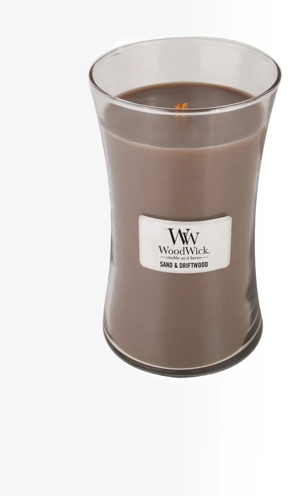 WoodWick vonná svíčka Sand & Driftwood velká váza