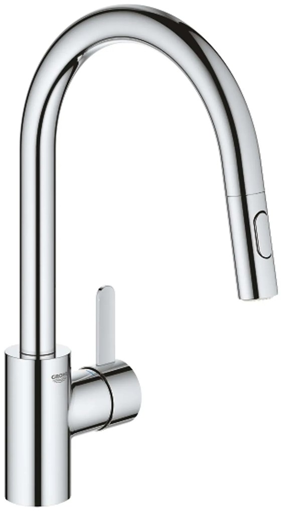 Grohe Eurosmart Cosmopolitan - Dřezová baterie s výsuvnou sprškou, chrom 31481001