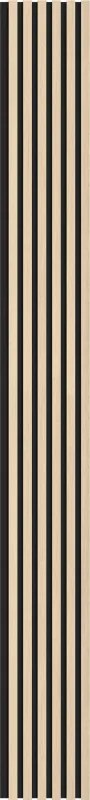 Mexen Lam-F, akustické stěnové lamely 275 × 30 cm, plstěný podklad 8 mm, technická dýha, dub pískový, S105-275307-3015-001