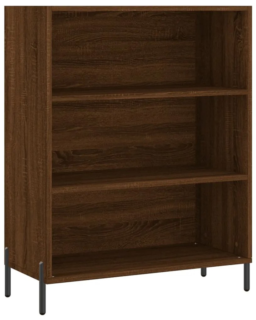 Skříň highboard hnědý dub 69,5 x 34 x 180 cm kompozitní dřevo,  3196082