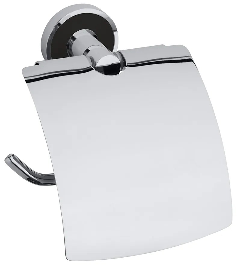 TREND-I: Držák toaletního papíru s krytem, černá
