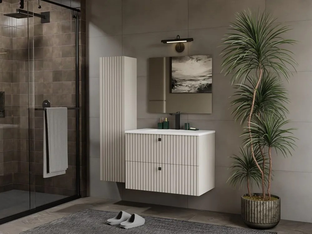 Závěsná skříňka pod umyvadlo Tigo 2S 80 cm kašmír