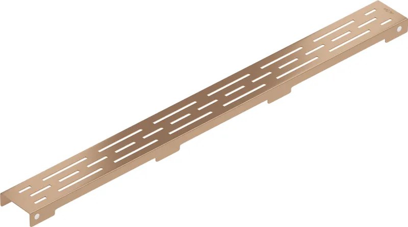 Mexen Flat, lineární podlahový žlab 60 cm, měděná matná, 1C20060