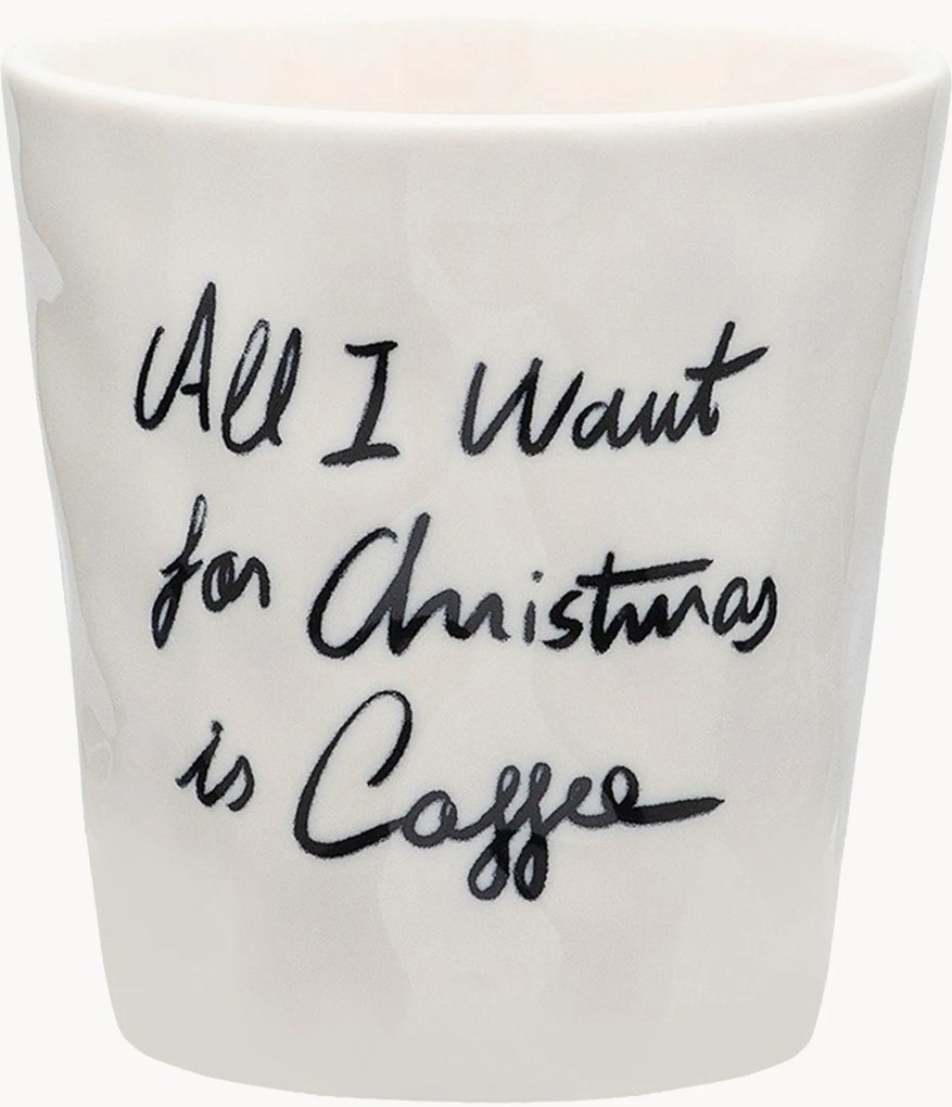 Ručně vyrobený vánoční hrnek All I Want Is Coffee