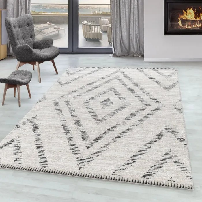 Vopi | Kusový koberec Taznaxt 5108 cream - 80 x 250 cm