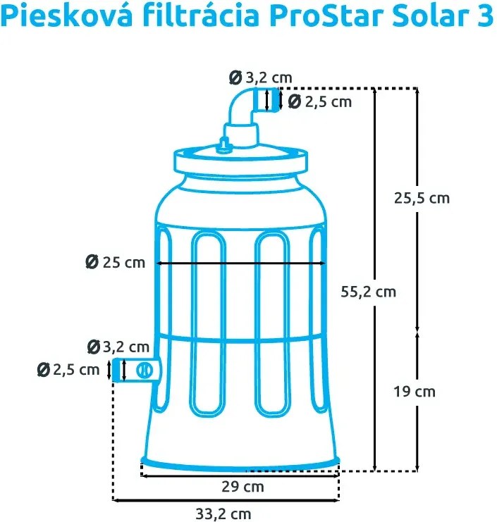 Marimex | Bazénová filtrace ProStar Solar 3 | 10604350