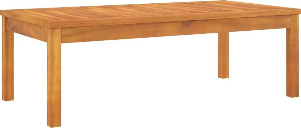 vidaXL Konferenční stolek 100 x 50 x 33 cm masivní akáciové dřevo [311833] Barva: krémová