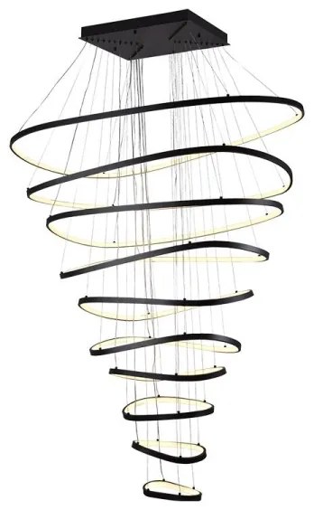 LED Stmívatelný lustr na lanku LED/370W/230V 3000-6500K + dálkové ovládání