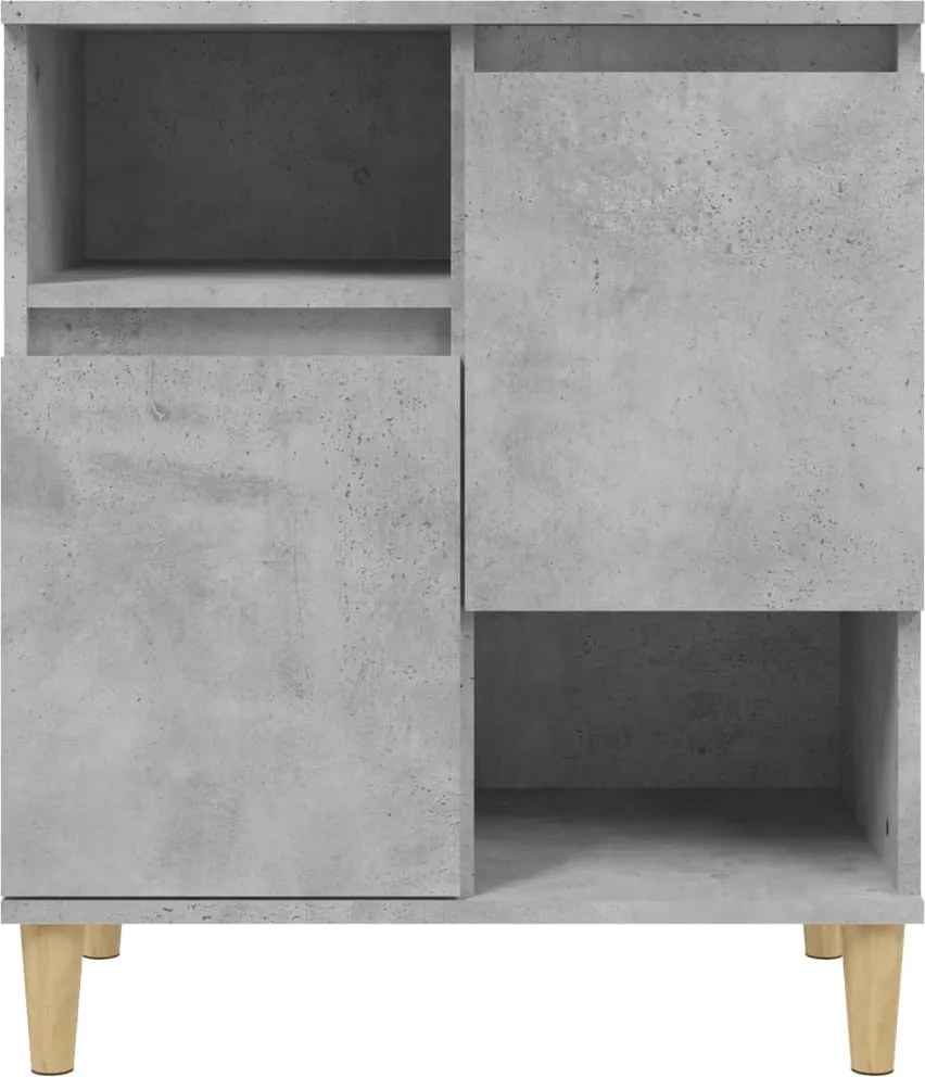 Příborníky 2 ks betonově šedé 60 x 35 x 70 cm kompozitní dřevo 3185723