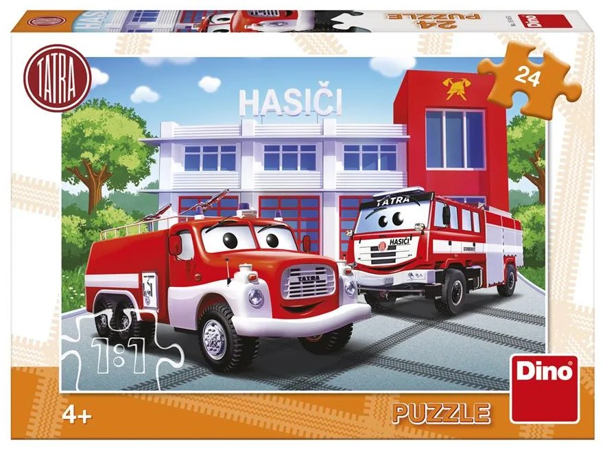 Dino Puzzle Hasiči 24 dílků