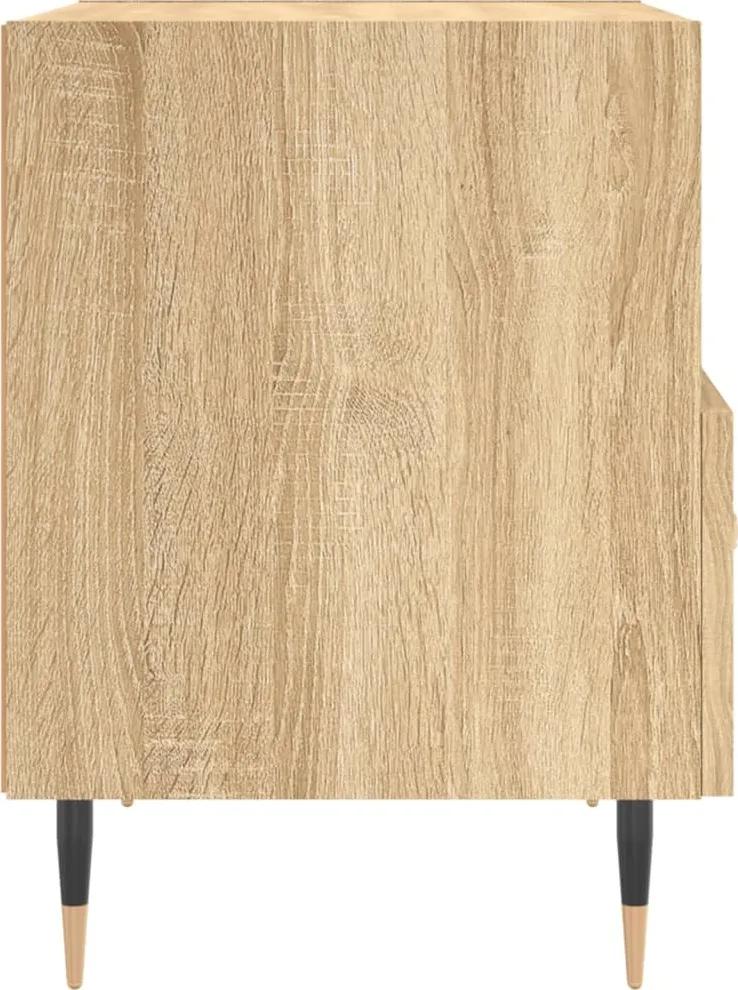 vidaXL Noční stolek 40 x 35 x 47,5 cm kompozitní dřevo [827394] Barva: šedá sonoma