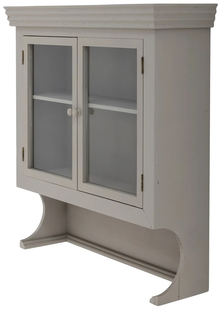 BLOOMINGVILLE Nástěnný kabinet PILU šedý