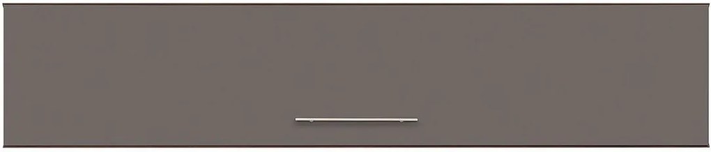 Závěsná skříňka Grey 2 - ořech columbia / šedý wolfram, LTD, ořech columbia / šedý wolfram, 152x31x34 cm
