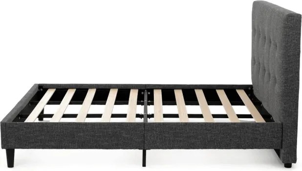 Manželská postel šedá 180x200 cm BED-M180 GREY2