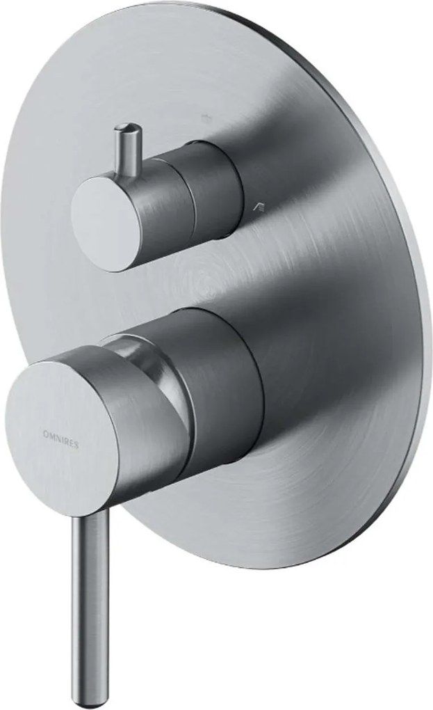 OMNIRES Y - Baterie pod omítku, pro 3 spotřebiče, kartáčovaný nikl Y1248RONI