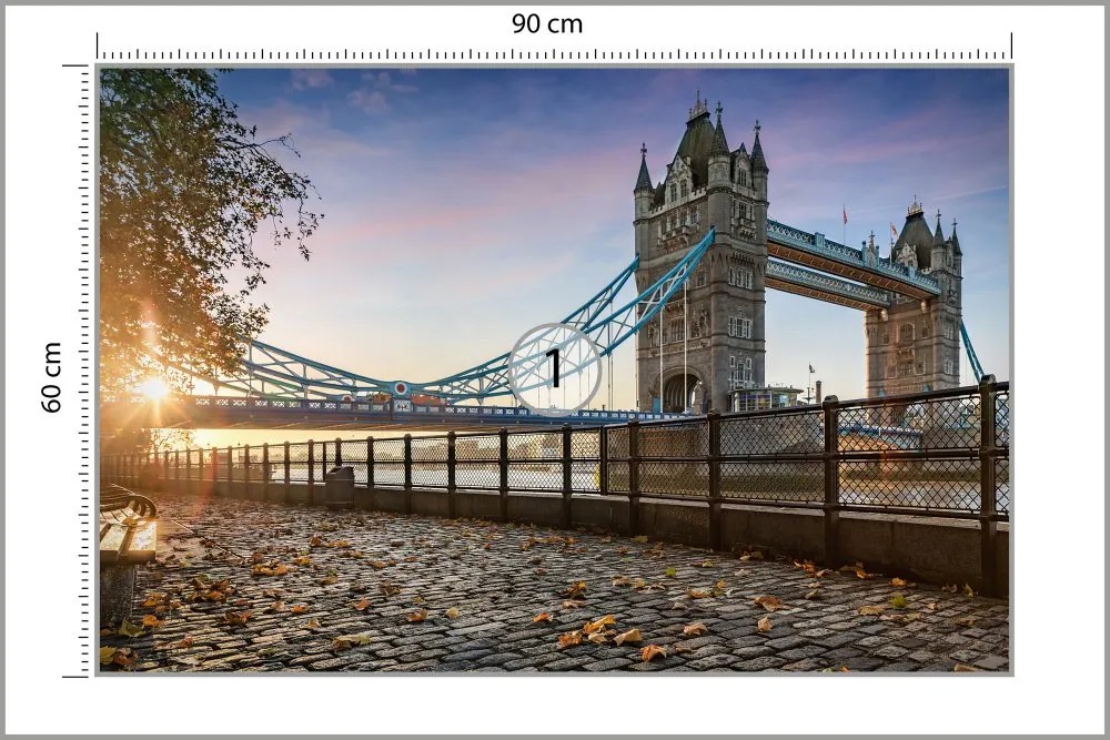 Fototapeta London Tower Bridge Hladký vinyl 254x184