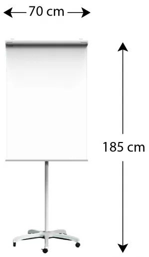 ALLboards PREMIUM FL3 flipchart tabule 100 x 70 cm