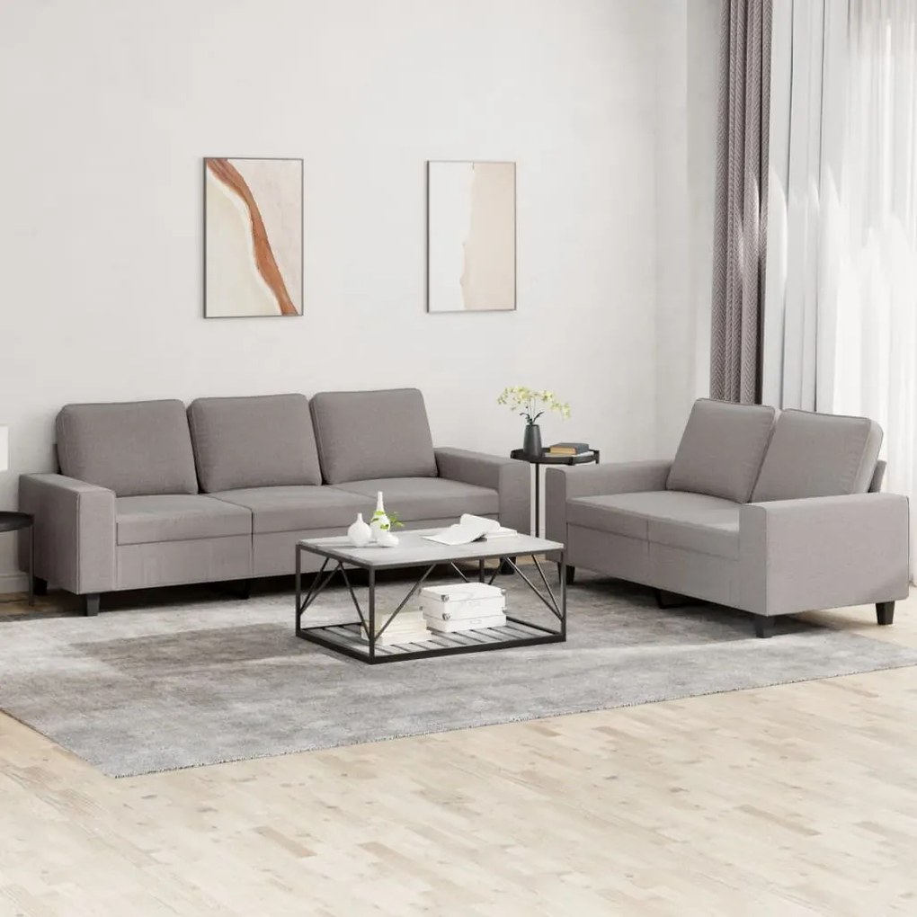 2dílná sedací souprava taupe textil 3201905