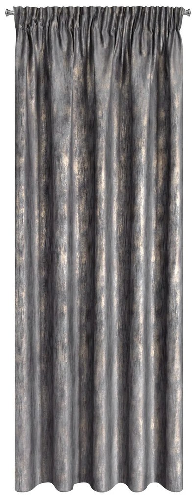 ZATEMŇOVACÍ ZÁVĚS NA PÁSCE ESTEL 140X270 CM GRAFITOVÁ