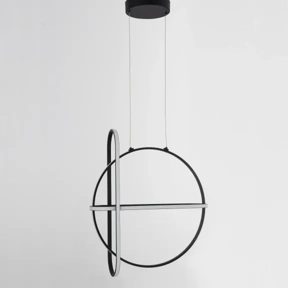 LED lustr Arte 52 černé