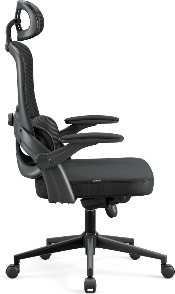 Ergonomická kancelářská židle černá Normal Size: Diablo V-Light