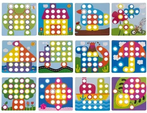 Vzdělávací puzzle - mozaika 23453