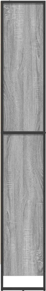 Knihovna 80 x 30 x 189,5 cm Kompozitní dřevo Šedá Sonoma 3403013