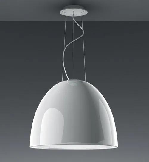 Artemide Designové závěsné svítidlo Nur Gloss Ø 55cm, 1 x E27 Barva: Bílá