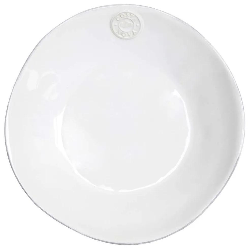 Keramický polévkový talíř Nova bílý, 25 cm, COSTA NOVA, sada 6 ks - Costa Nova