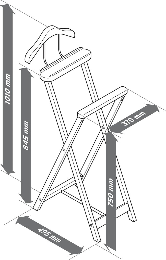 Tchibo - Němý sluha - barva: bílá