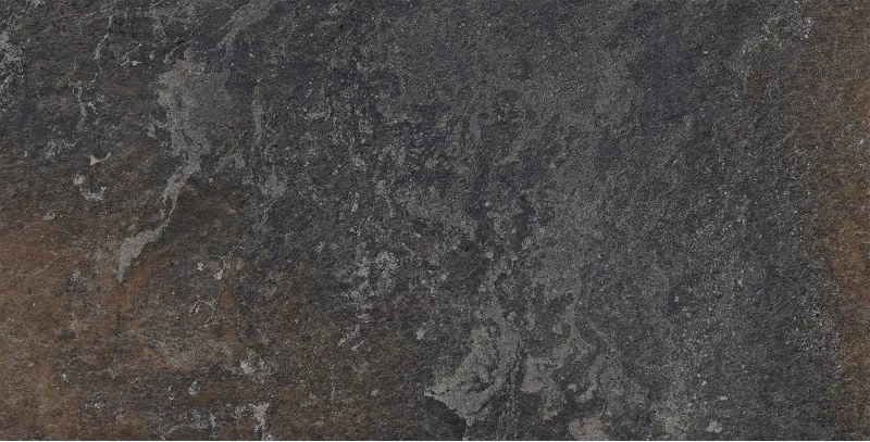 Mexen Blaze Nero glazovaná kamenina rekt. G1, podlahová-stěnová dlaždice 120 x 60 cm, carving - TL420-120-060-01