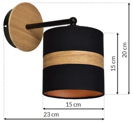 Nástěnné svítidlo TERRA 1xE27/60W/230V