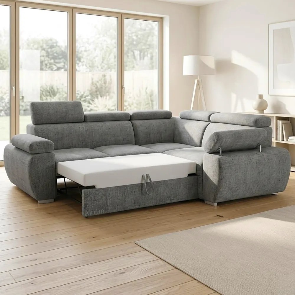 Sedací souprava BASTON | 260x210 cm | rozkládací + úložný prostor | VÝBĚR TKANIN