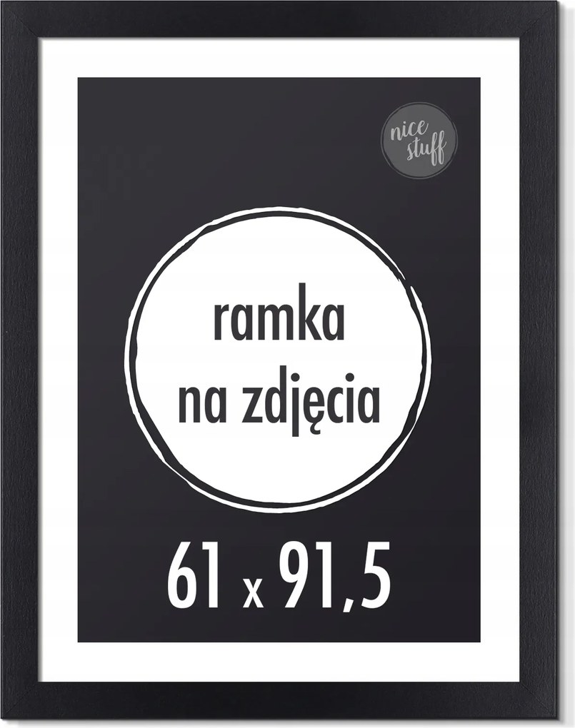 Rámeček Na Fotografie 61x91,5 cm fotorámeček černý