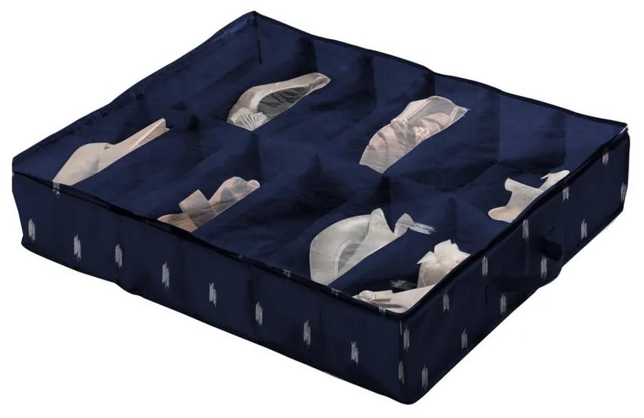 Tmavě modrý úložný box na boty Compactor Kasuri Range | BIANO