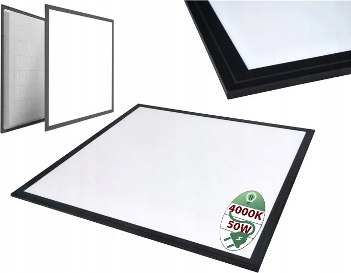 Led Panel 50W 60x60 Kaseton Stropní Svítidlo Stropní Svítidlo amstrong 595 Neutral Pvc